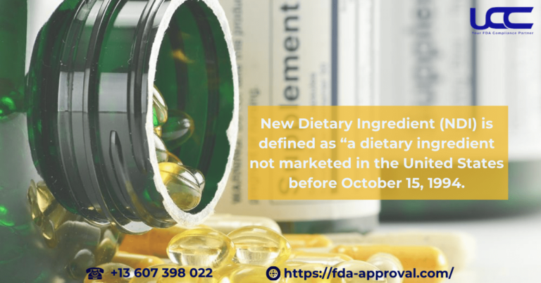 FDA New Dietary Ingredient Notification: Important Considerations